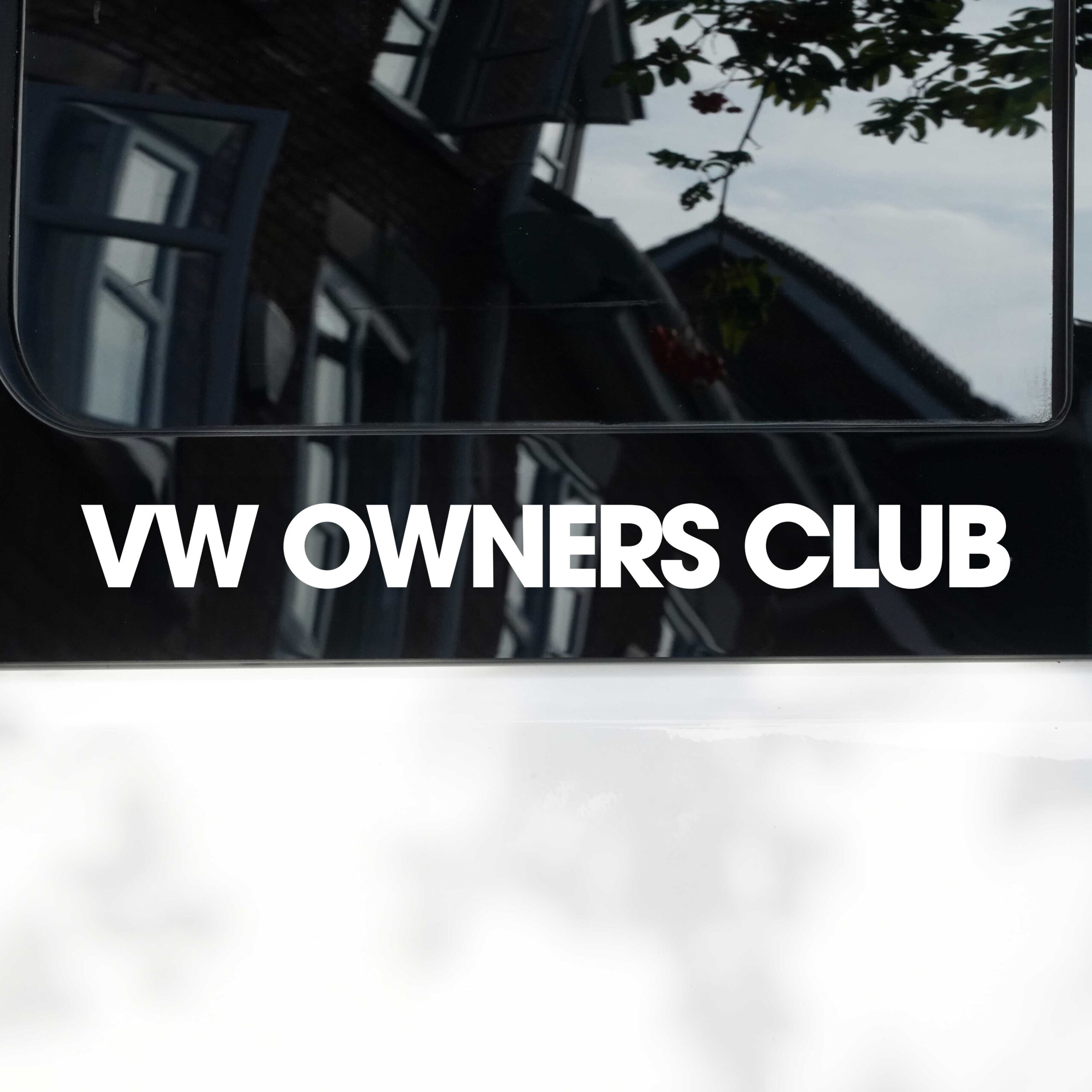 VW Owners Club Sticker – White – VW OWNERS CLUB